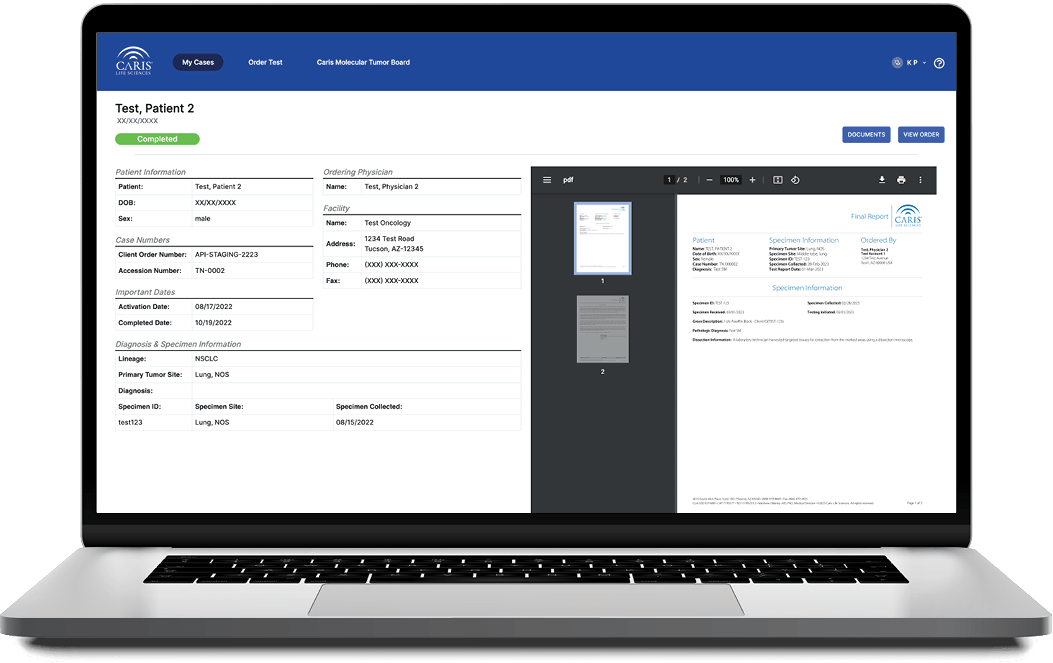 MI Profile | Caris Life Sciences